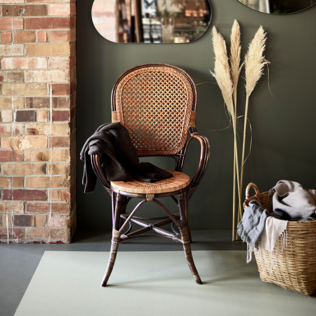 Orbit Mid Warm Grey Marmoleum Click Linoleum Flooring 30 X 30cm