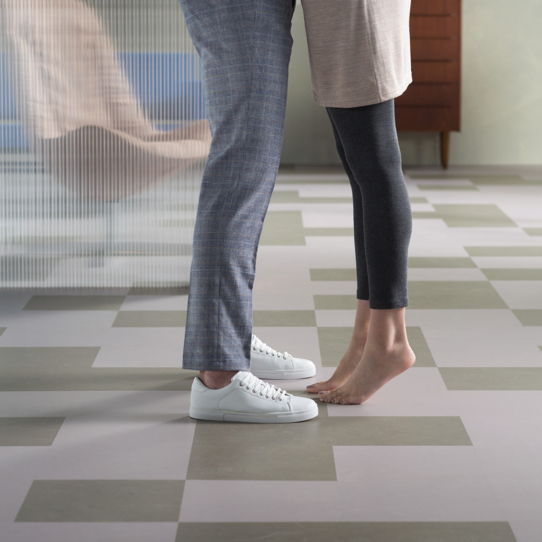 Liquid Clay Marmoleum Click Linoleum Flooring 30 x 30cm | Forbo